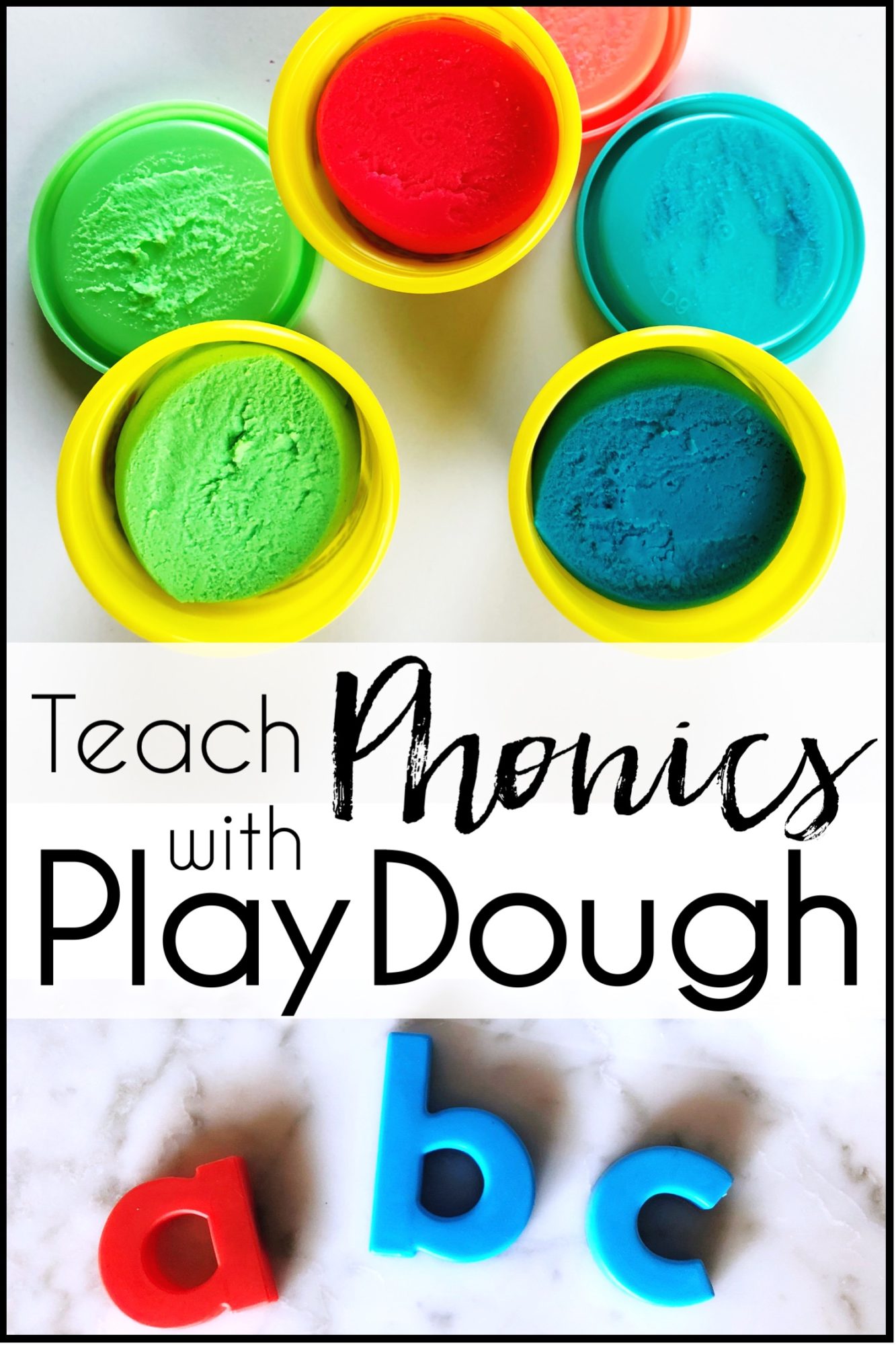 The BEST Fun Phonics Activity for Word Blending: Play-Dough Smash!