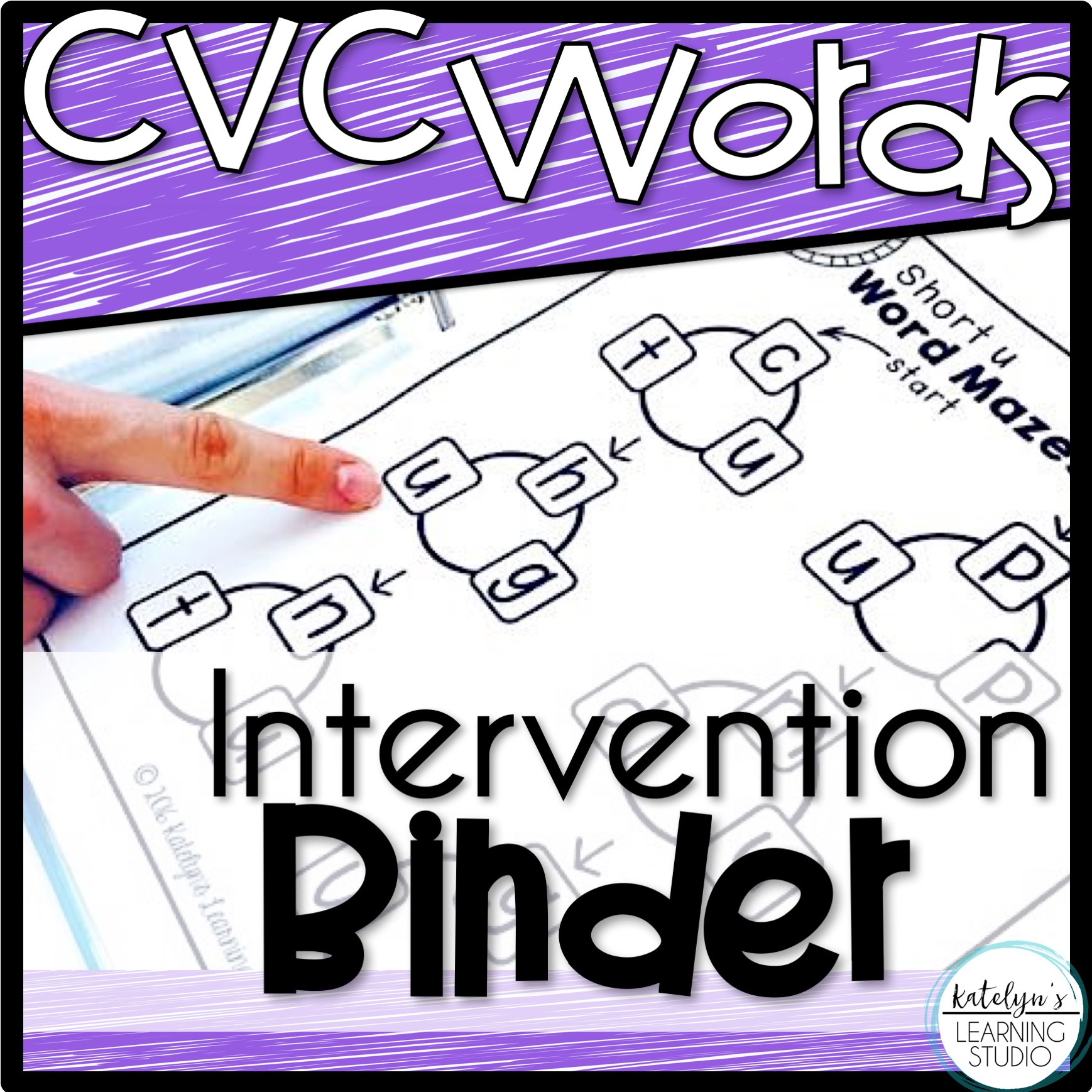 CVC Reading Intervention Activities - Katelyn's Learning Studio CVC Reading Intervention Activities - Katelyn's Learning Studio