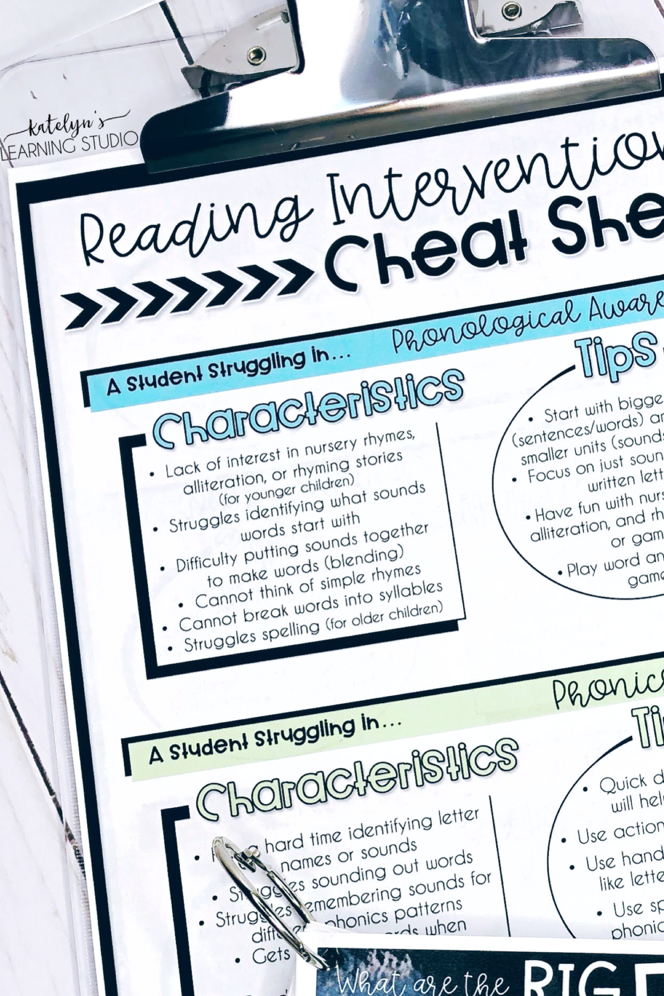 The Key to Stress Free Intervention in Reading