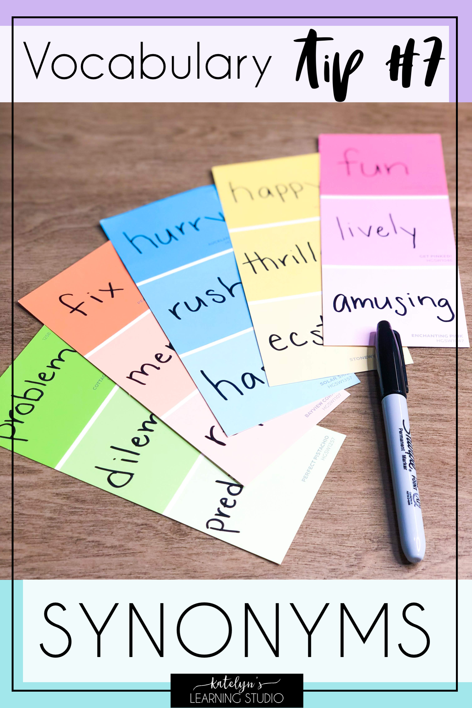 7 Awesome Vocabulary Strategies - Katelyn's Learning Studio