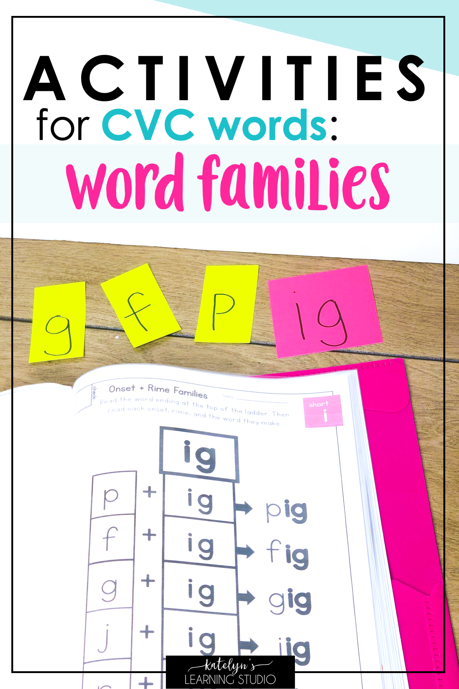 The Best CVC Words Activities and Worksheets