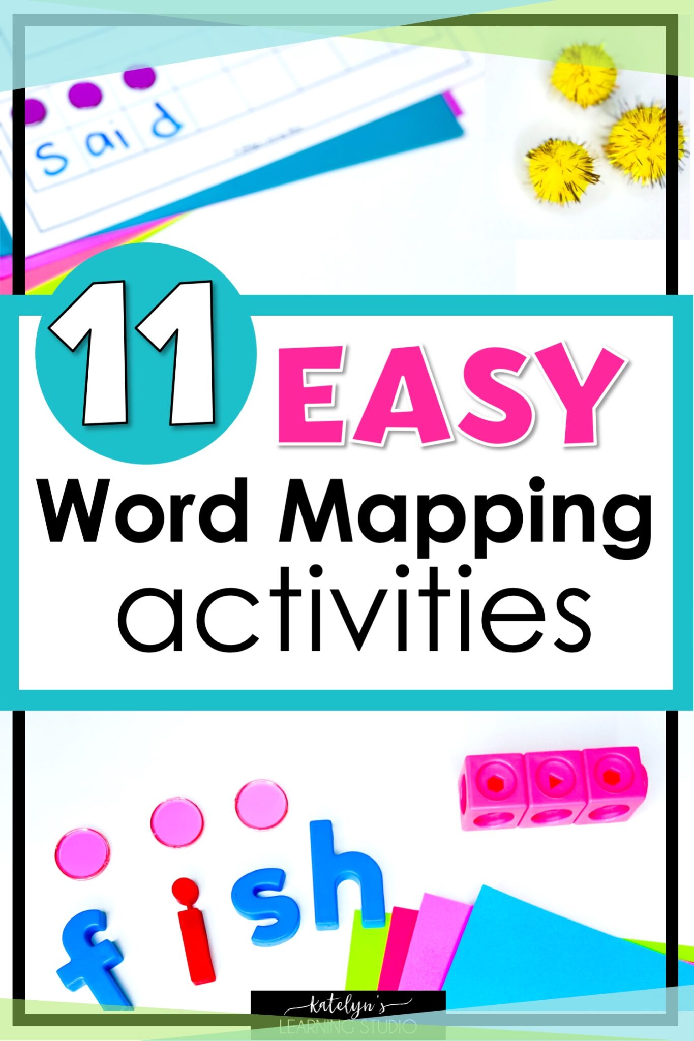 11 Easy Word Mapping Activities for Mapping Graphemes to Phonemes