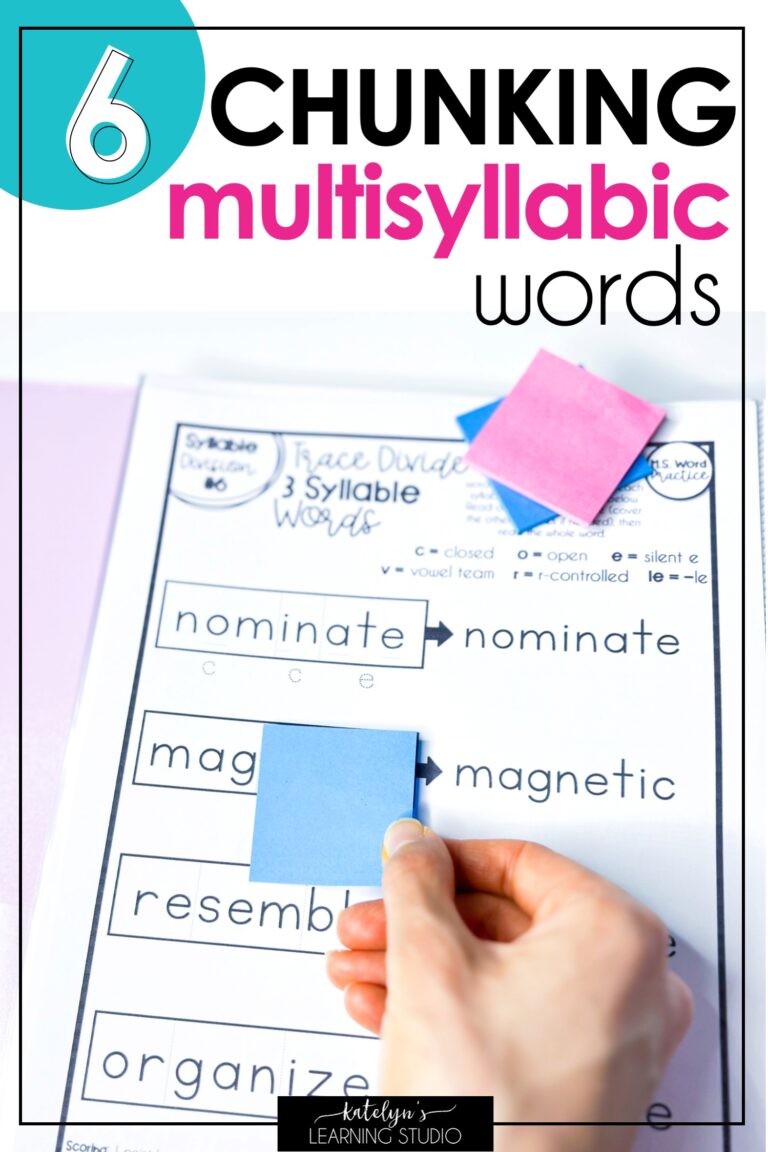 The 7 Best Ways to Teach Multi-Syllabic Words to Struggling Readers