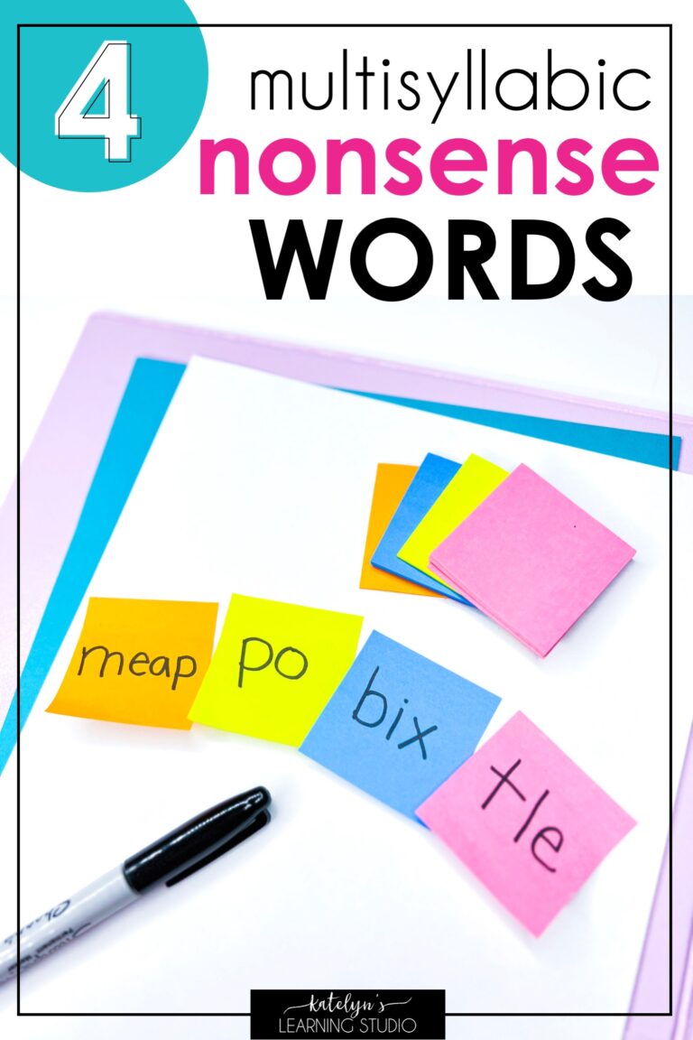 The 7 Best Ways to Teach Multi-Syllabic Words to Struggling Readers