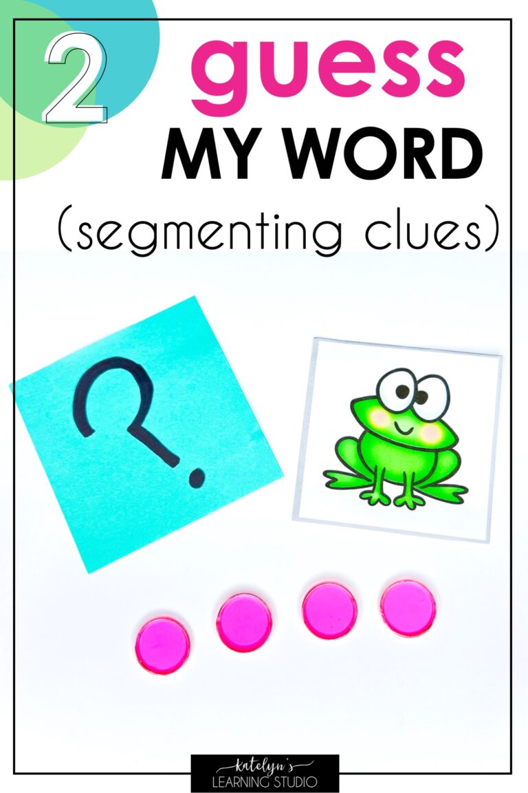 7 Super Easy Phonemic Awareness Activities Your Students will Love